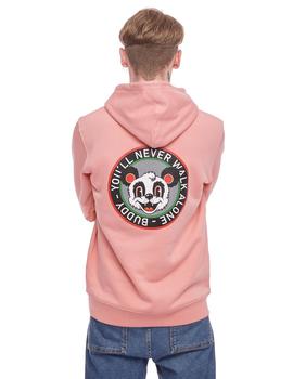 Sudadera Buddy Duffer rosa chicle para hombre