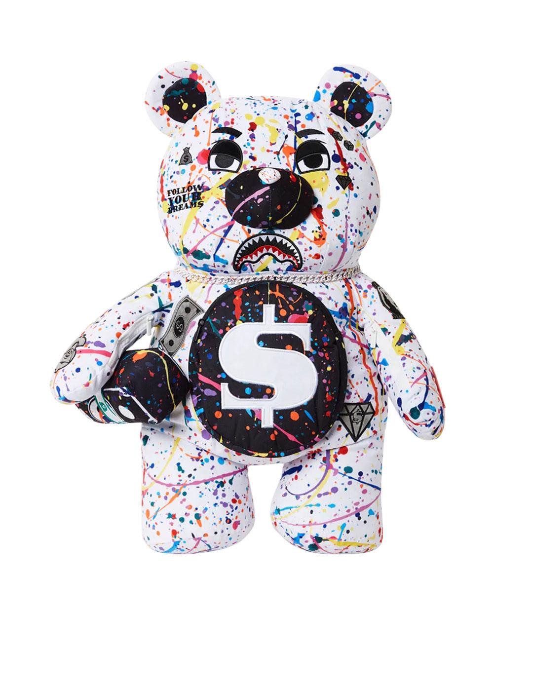 Oso Sprayground blanco edición limitada | Oficial shop