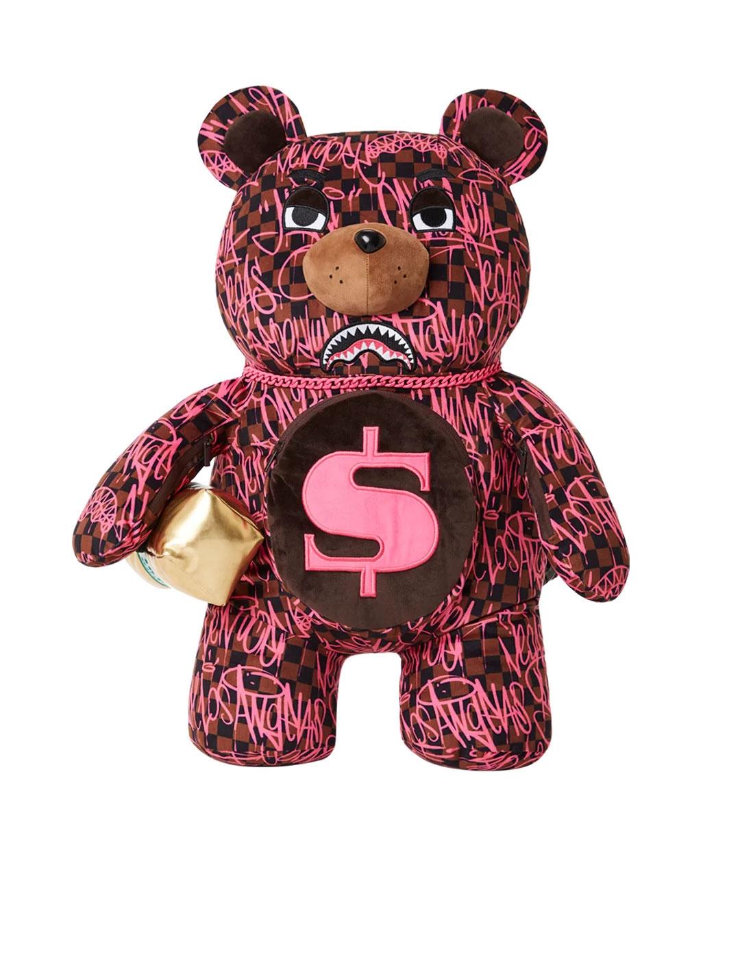 Oso Sprayground rosa edición limitada | Tienda Oficial